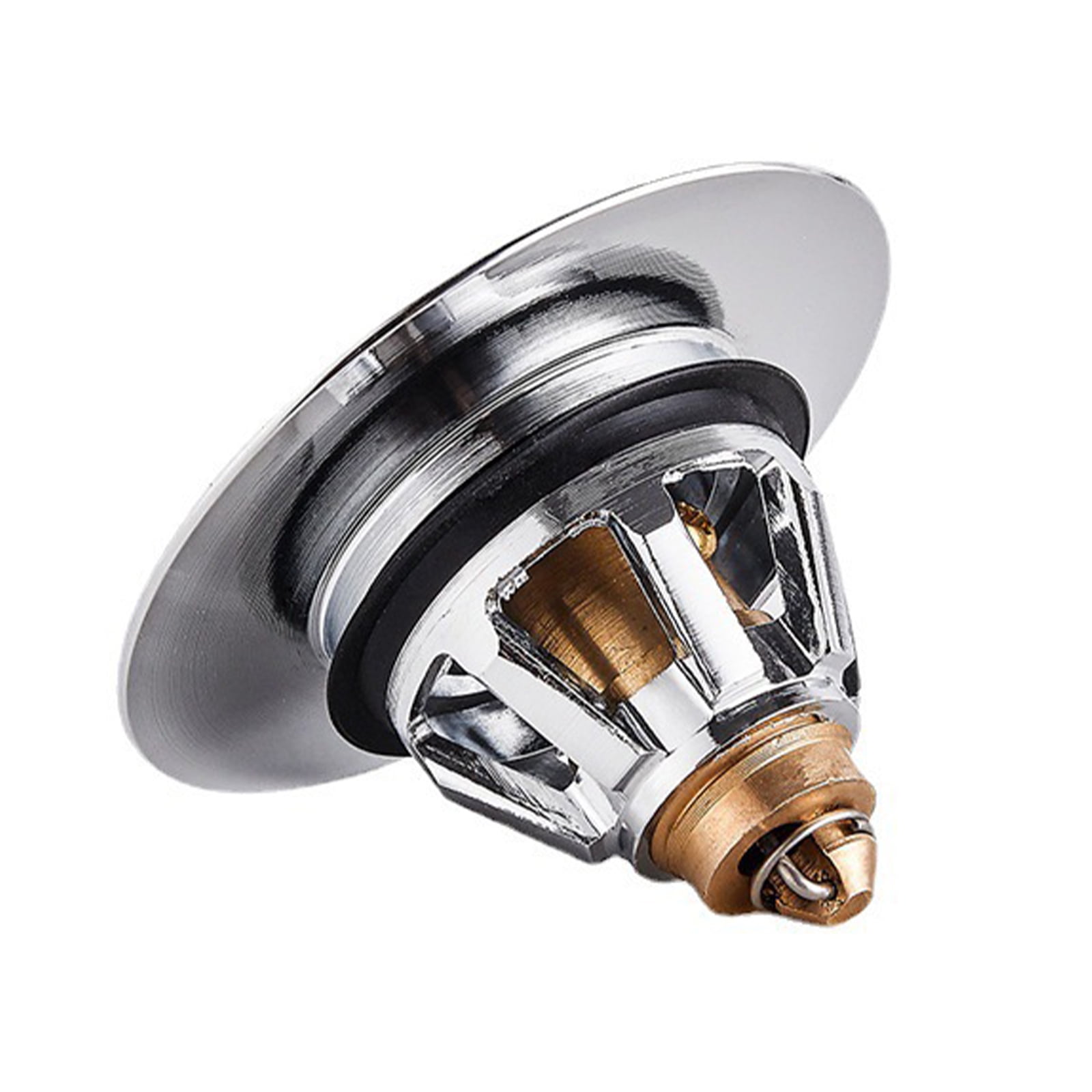 JIAHAOO Universal Basin Sink up Drain with Stopper Strainer Stainless ...