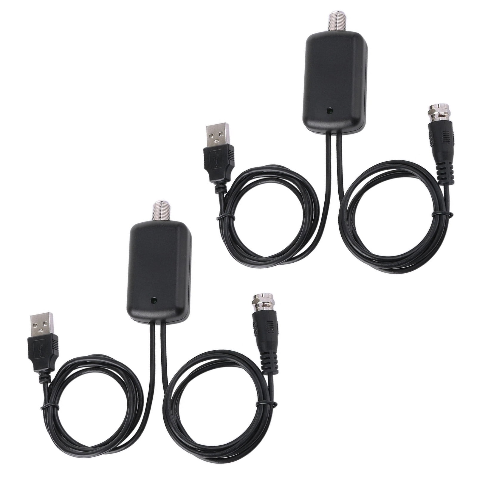 JIAHAOO VHF UHF Antenna Amplifier 2 Pack 25dB Gain 75 Ohm F-type ...