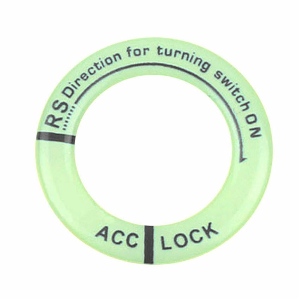 JIAHAOO Vehicle Ignition Switch Sticker, Brightens Up Dashboard, for ...