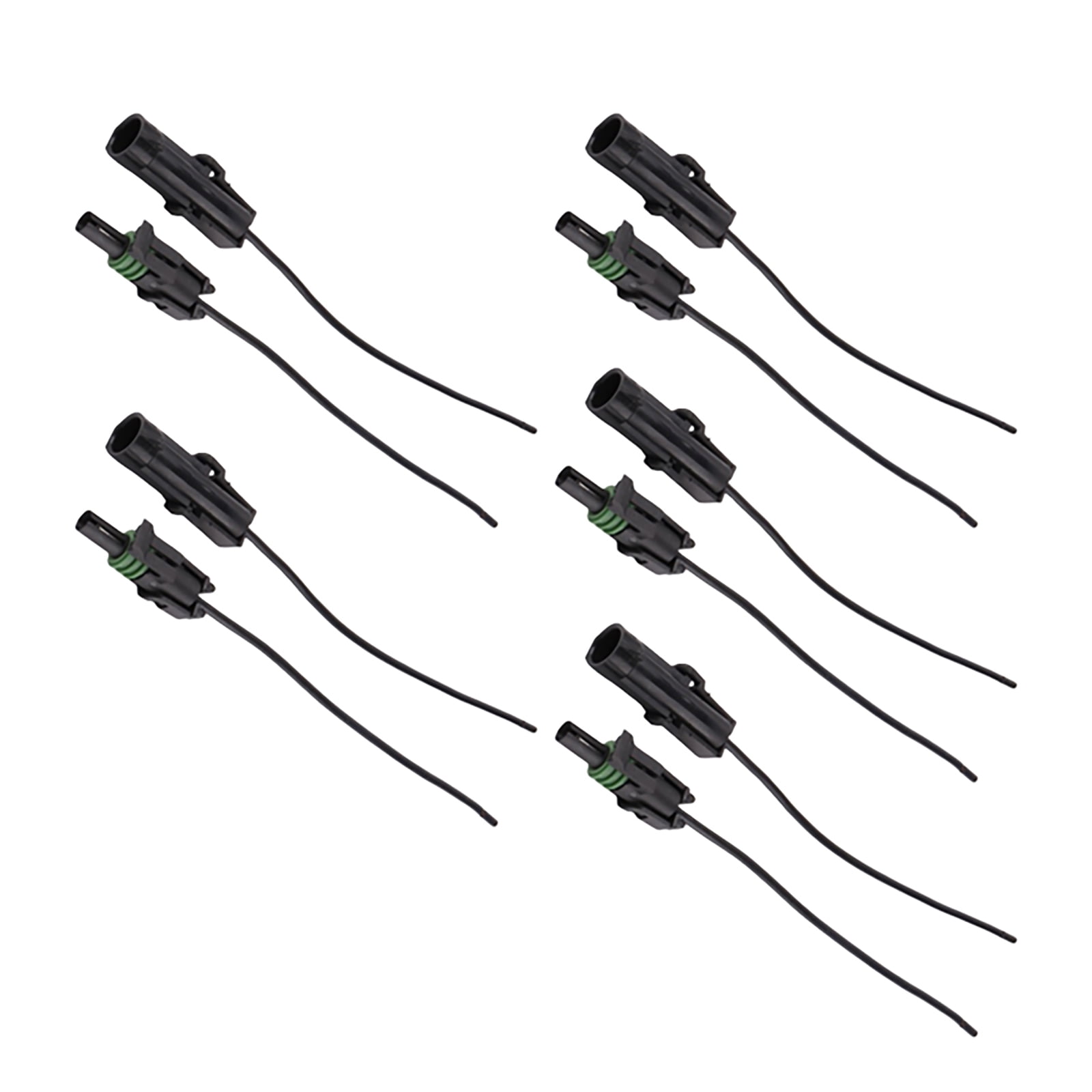 JIAHAOO Waterproof Weather Pack Connectors 1 Pin Socket 5 Sets 16-14 ...