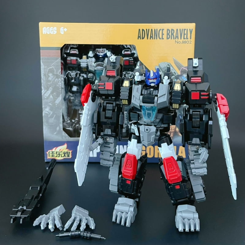 JIALEHUANG 15CM Cool Transformation Robot Movie Toy KO JB01 Anime Car ...