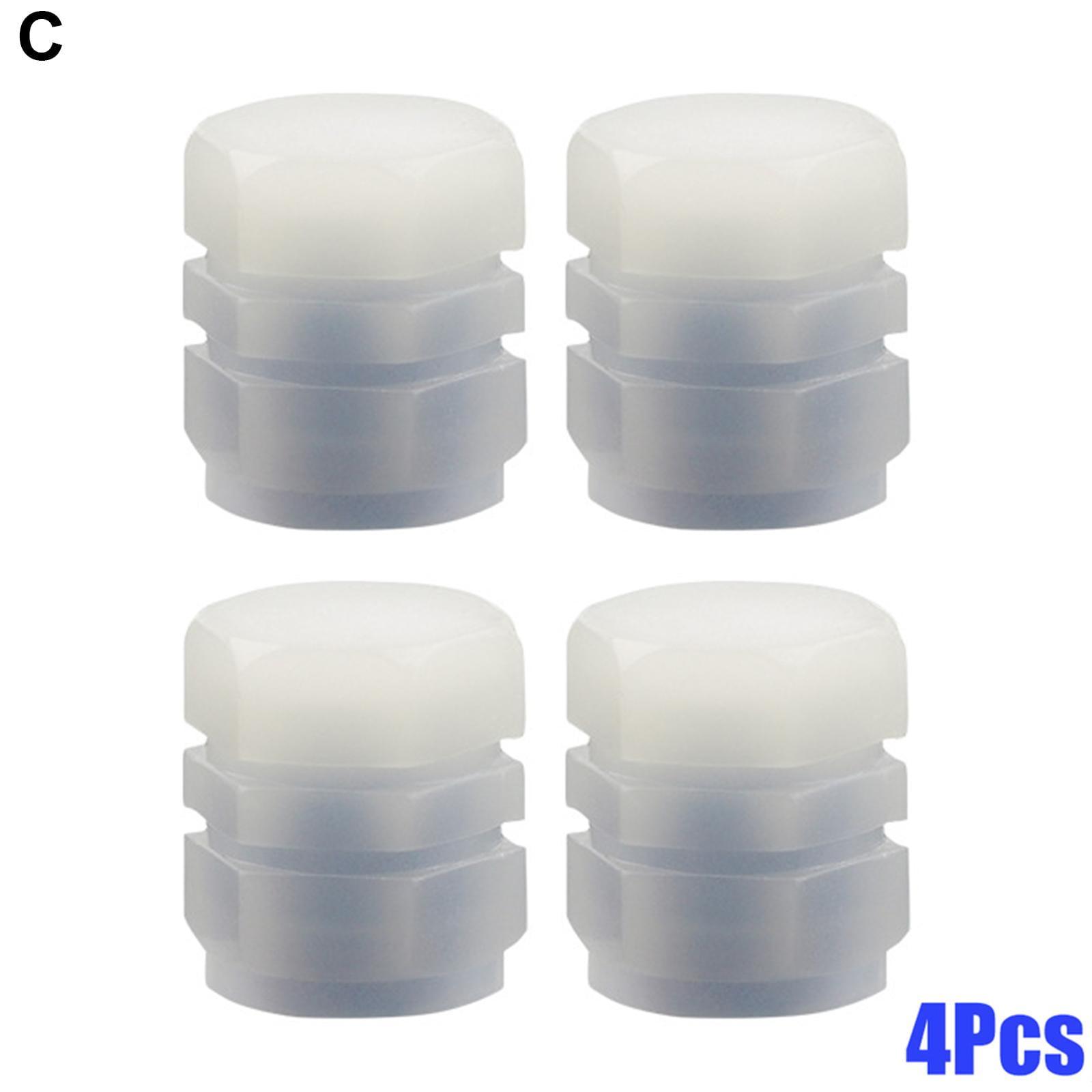 JIALG Universal Fluorescent Tire Valve Stem Caps, Glow in The Dark Car ...