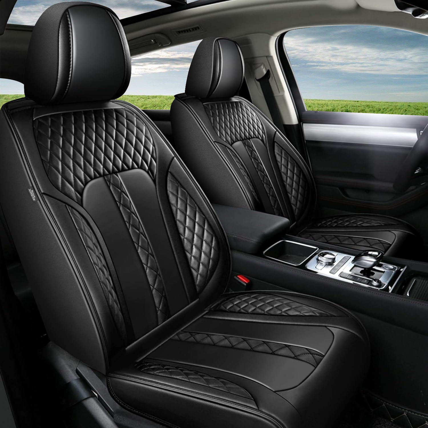 JIAMAOXIN Universal Seat Covers Front, 2-Pack Universal Waterproof ...