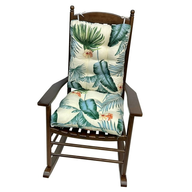 JIAN YA NA 2 Piece Set Non-Slip Rocking Chair Cushions with Thick ...