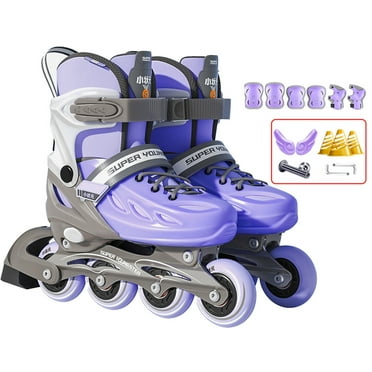 Roller Blades for Boys Girls 4 Sizes Adjustable Inline Skates with ...