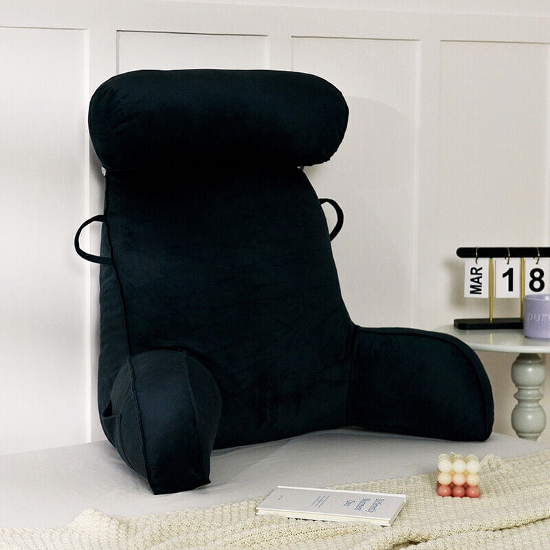 JIAN YA NA Backrest Reading Pillow with Arms Large Memory Foam Adult ...