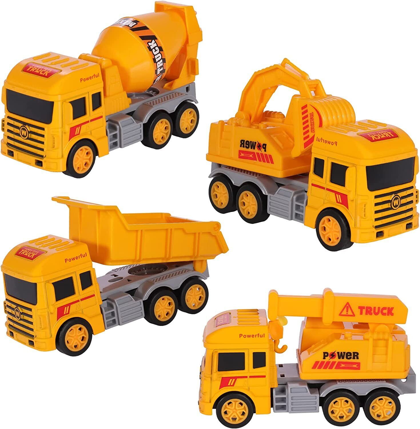 JIAN YA NA Fire Truck Toys, Fire Engine Vehicles, Eco-hygienic Car Toy ...