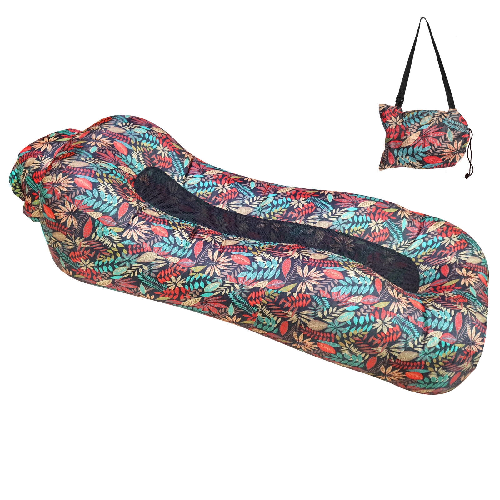 JIAN YA NA Instant Inflatable Lounger Air Sofa Hammock Lazy Bed Camping ...