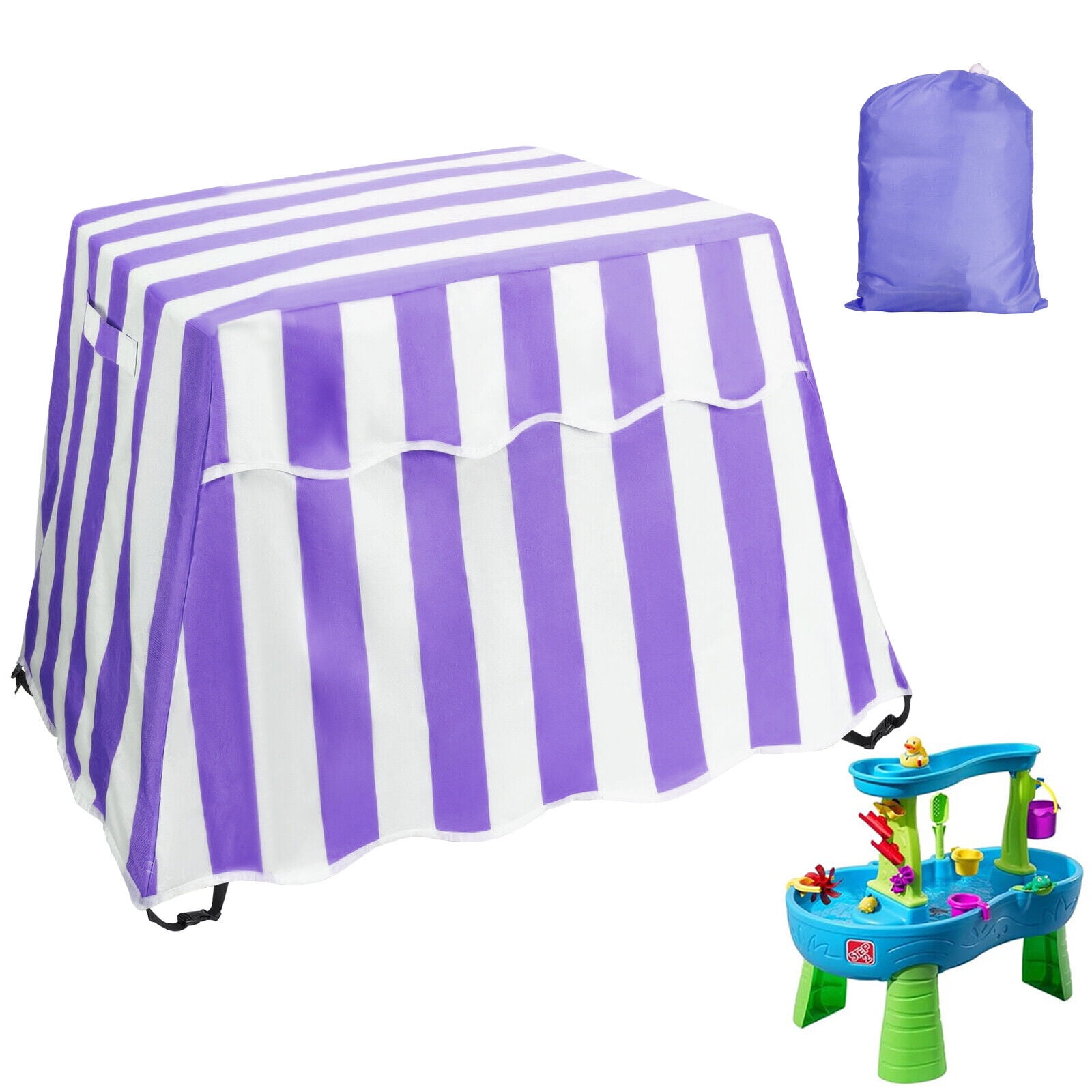 JIAN YA NA Kids Water Table Cover Waterproof for Step 2Rain Showers ...