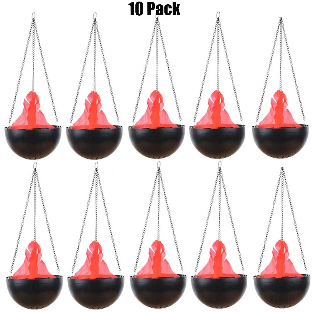 JIAN YA NA LED Fake Fire Lamp, 10 Pack Flickering Flame Eeffect Light ...