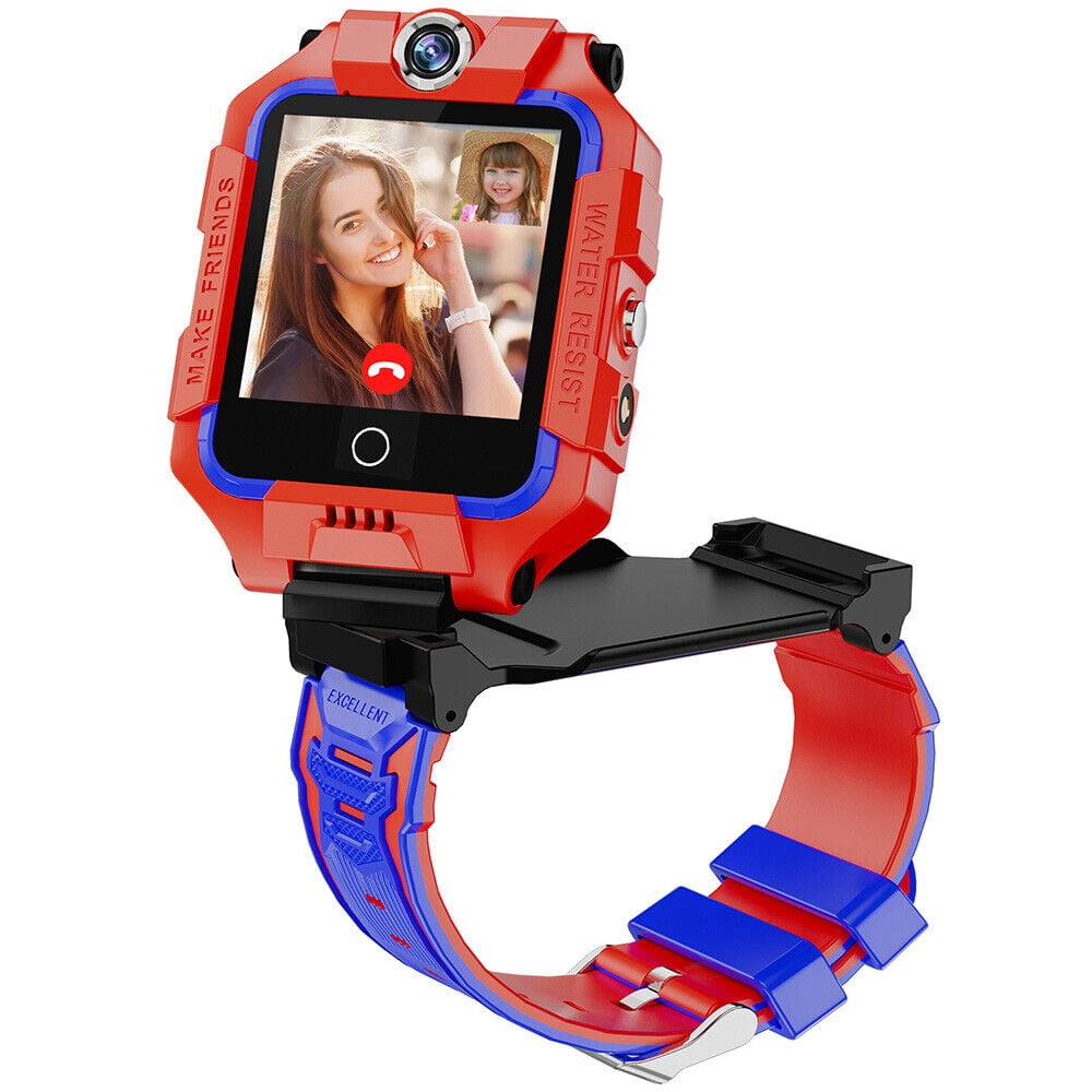 JIAN YA NA Smart Watch for Kids, 4G Phone Watch with Video Chat 3 Way ...