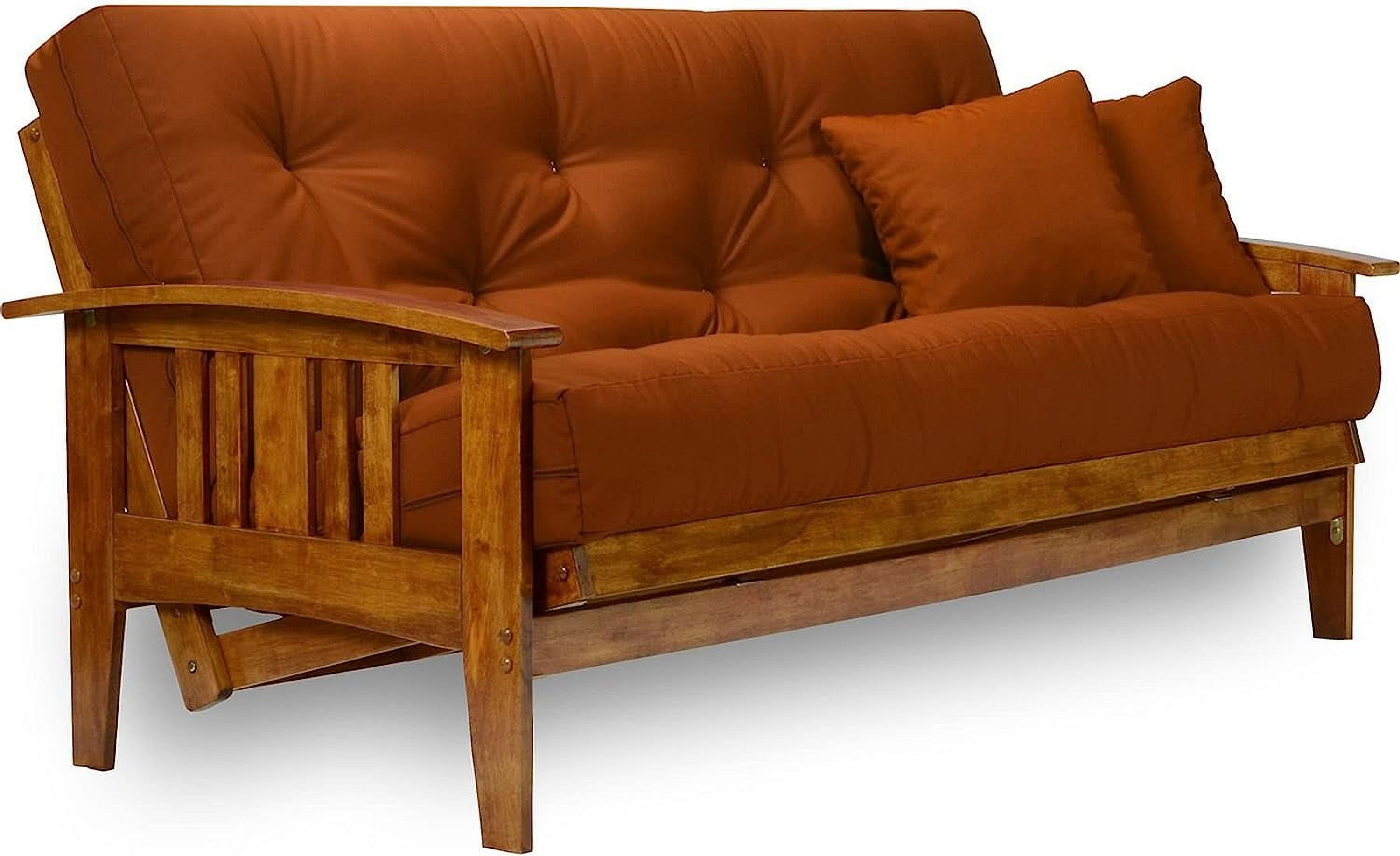 JIANBIAO Westfield Wood Futon Frame - Full Size (Frame Only), Transform ...