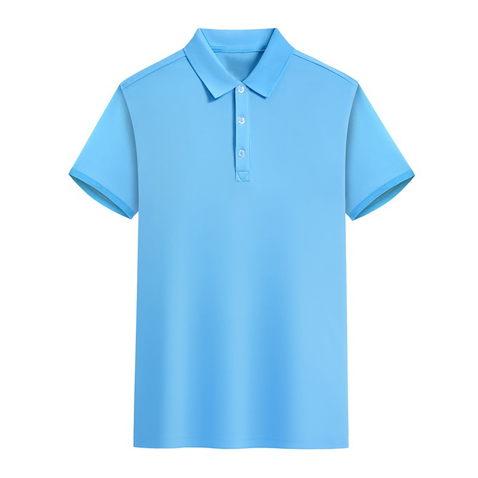 JIANJIA Mens Polo Shirts Autumn Winter Short Sleeve Collared Casual Wo ...