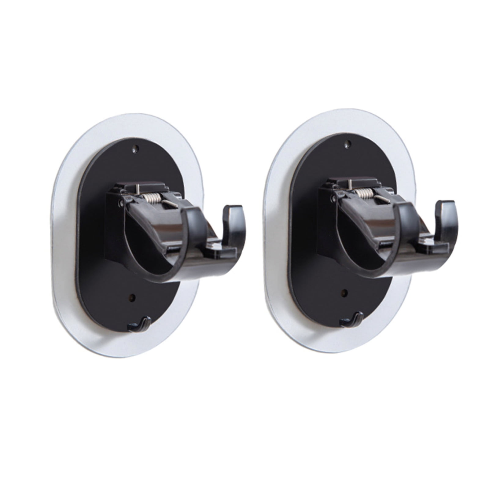 JIAOCHU Versatile Curtain Rod Holders - Easy Install Clamps for Doors ...