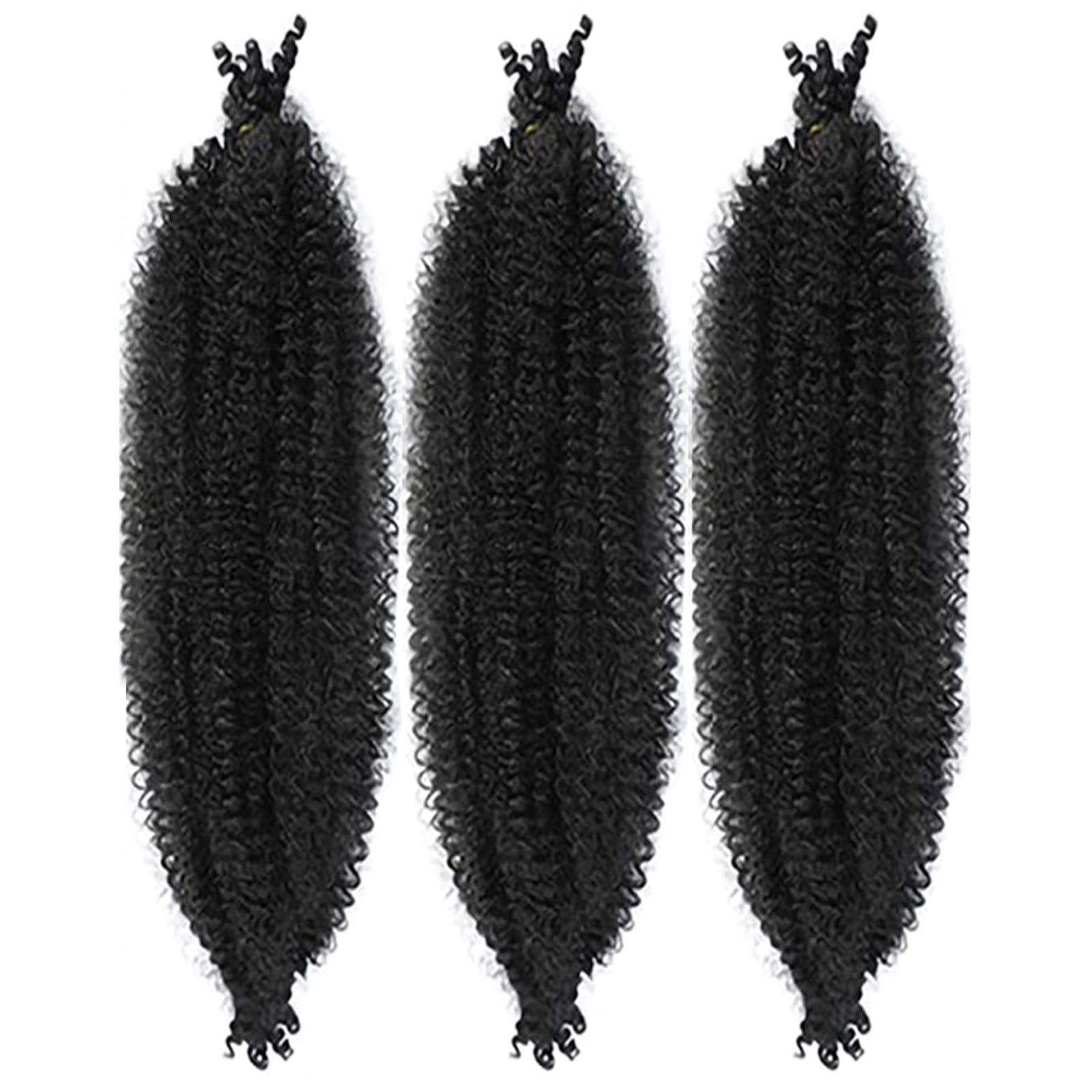 JIASEN 3PC Springy Hair 16/24 Inch Pre-Separated Braiding Hair for Soft ...