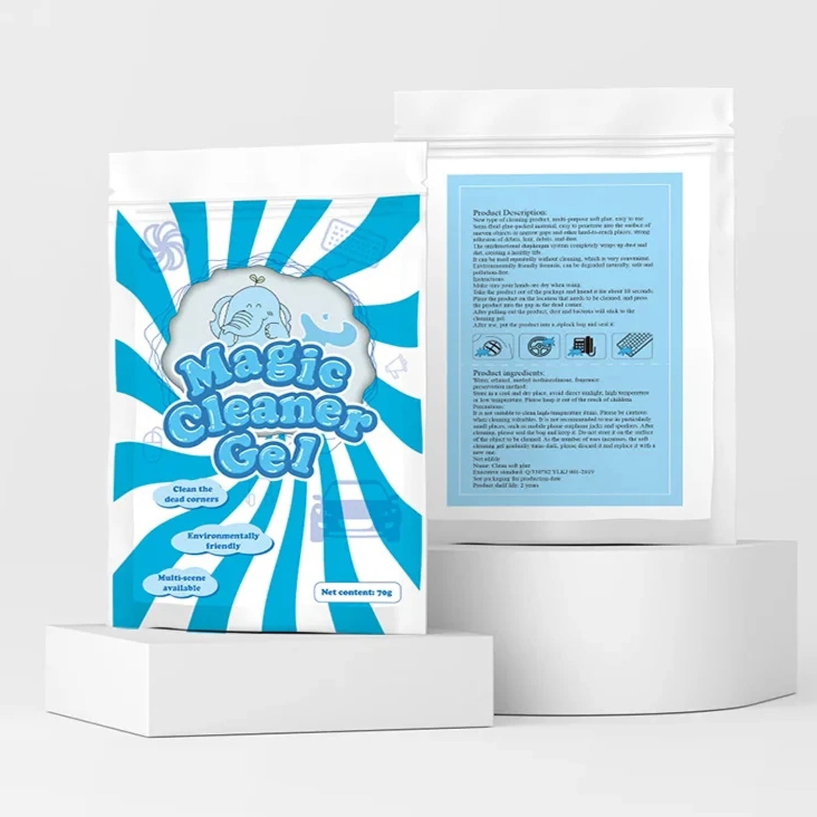 JIASEN Cleaning Gel for Car Dust Cleaner Car Interior Slime for ...