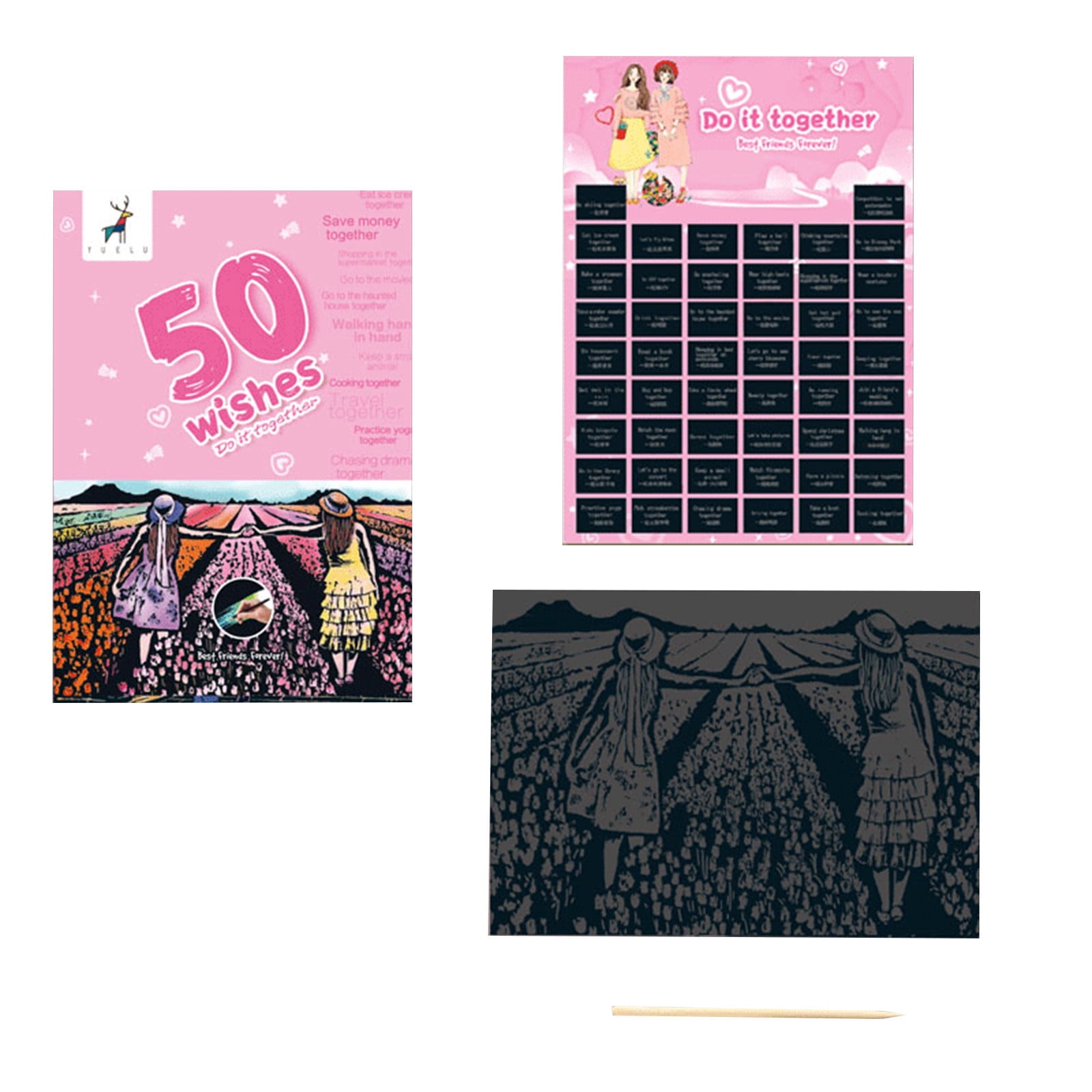 JIASEN Small Things for Couples To Do Together, Scratch Cards, Creative ...