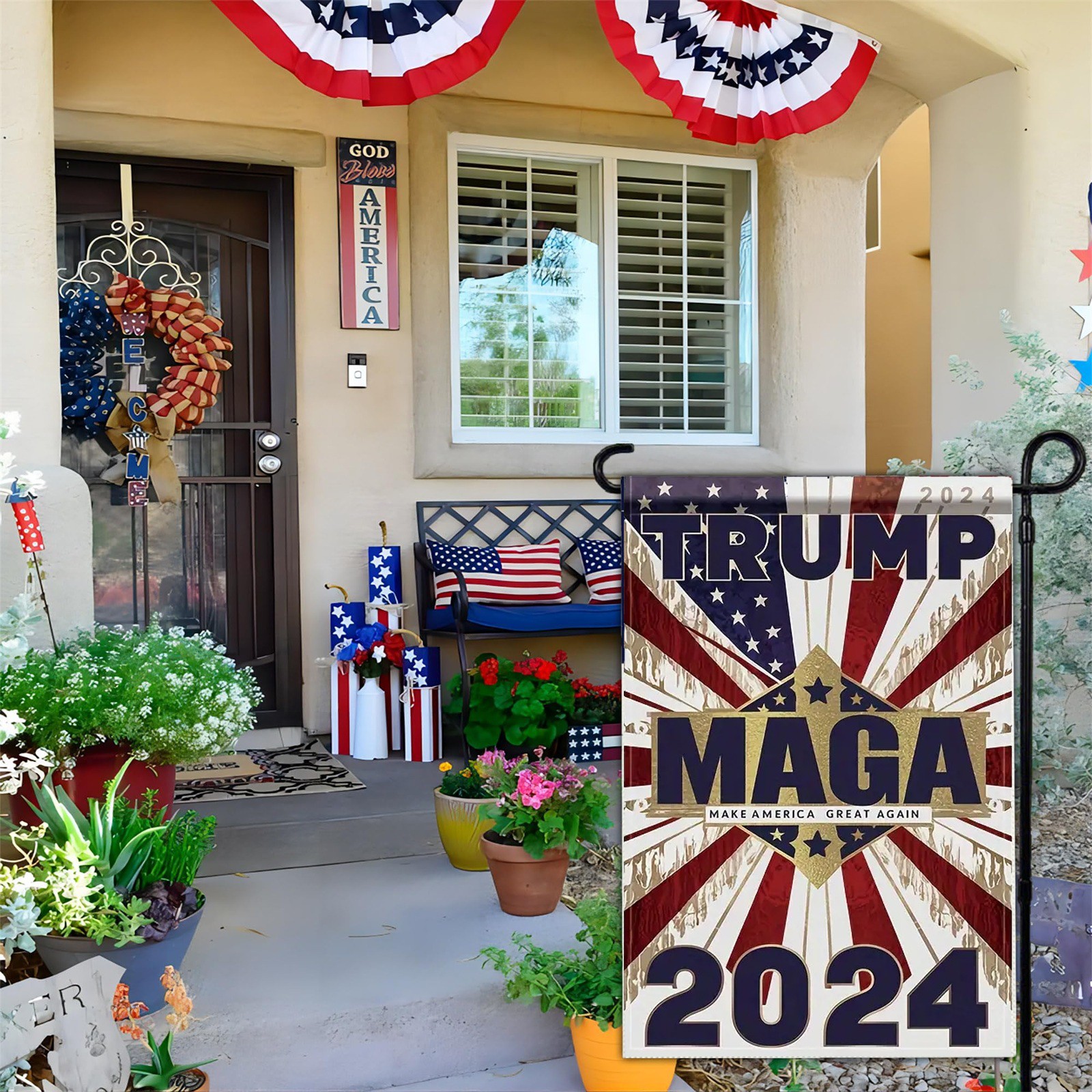 JIASEN TRUMP 2024 Flag TRUMP for President Flags for Indoor Outdoor ...