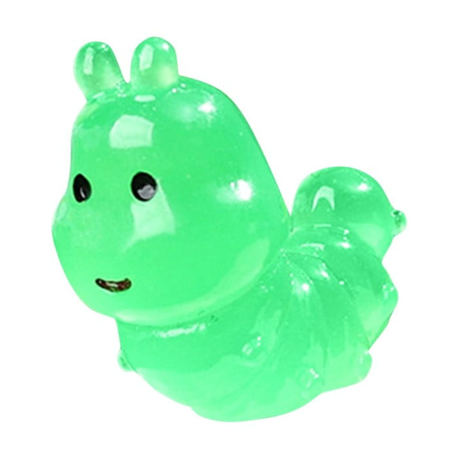 JIASONJY 20 Pieces Luminous Mini Resin Animals, Tiny Glow in The Dark ...