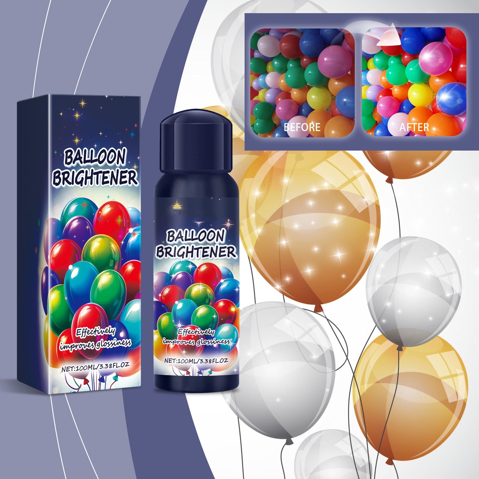 JIASONJY Balloons Brightener - Brightenr Spray, Latex Balloons ...