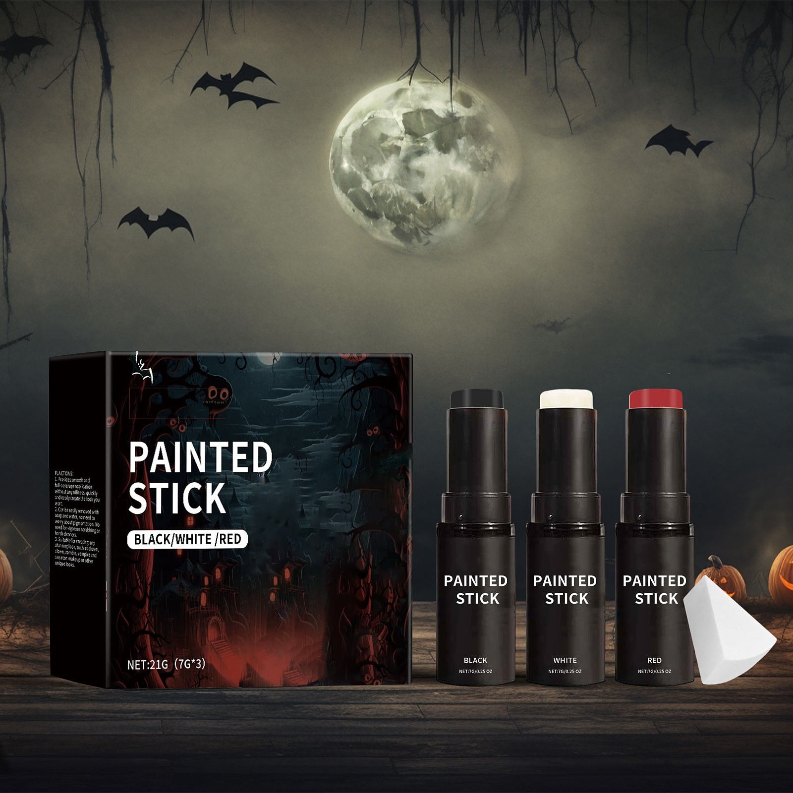 JIASONJY Face Body Paint Stick, Eye Black Sticks Face Paint for ...