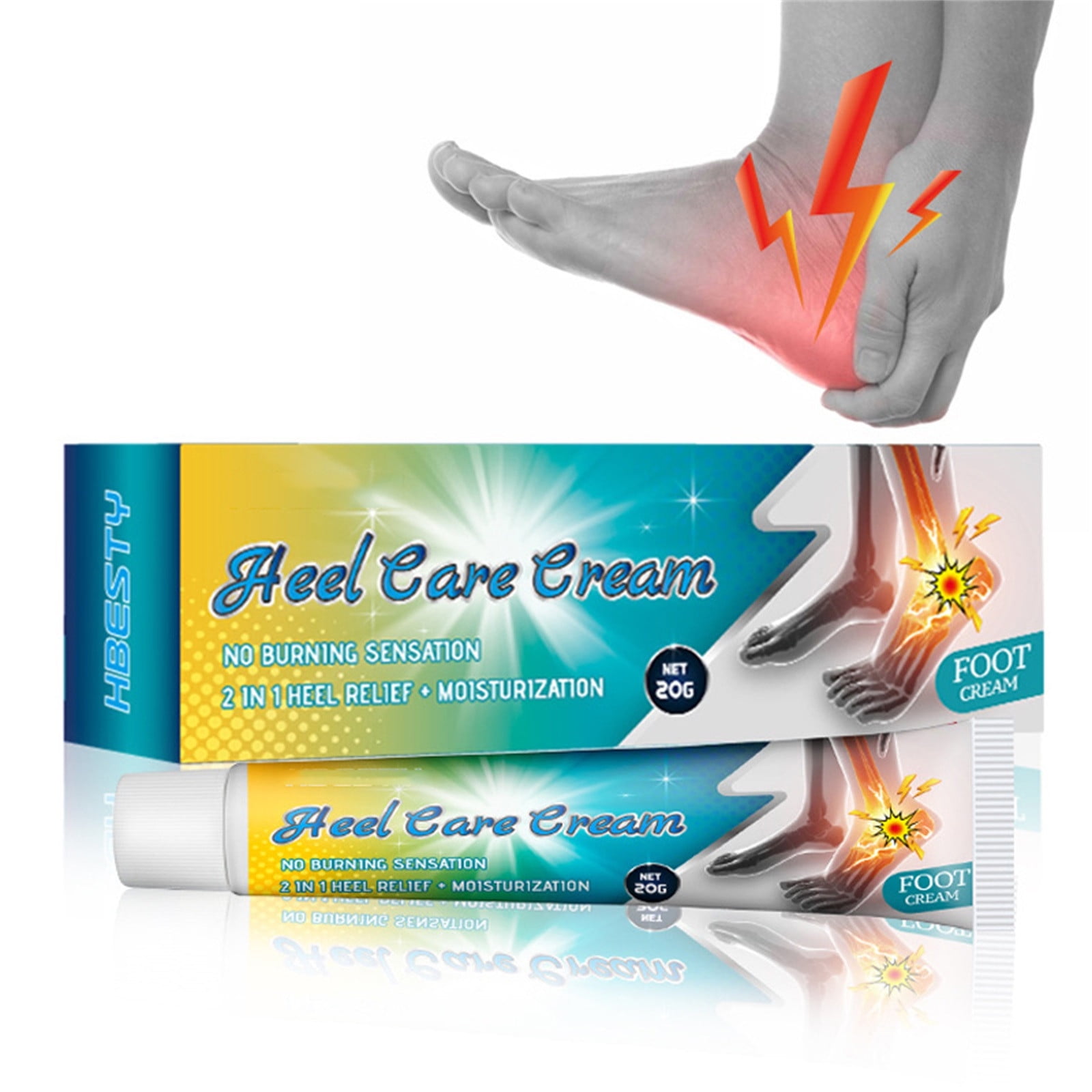 JIASONJY Heel Pain Ointment, Paste for Relief Reduce Swelling Muscle ...