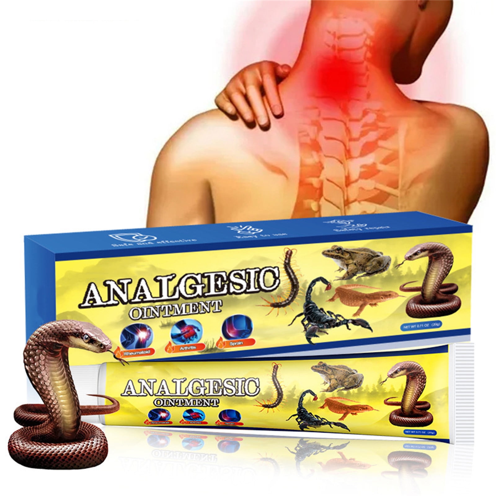 JIASONJY Joint Pain Ointment, Paste for Relief Reduce Swelling Muscle ...