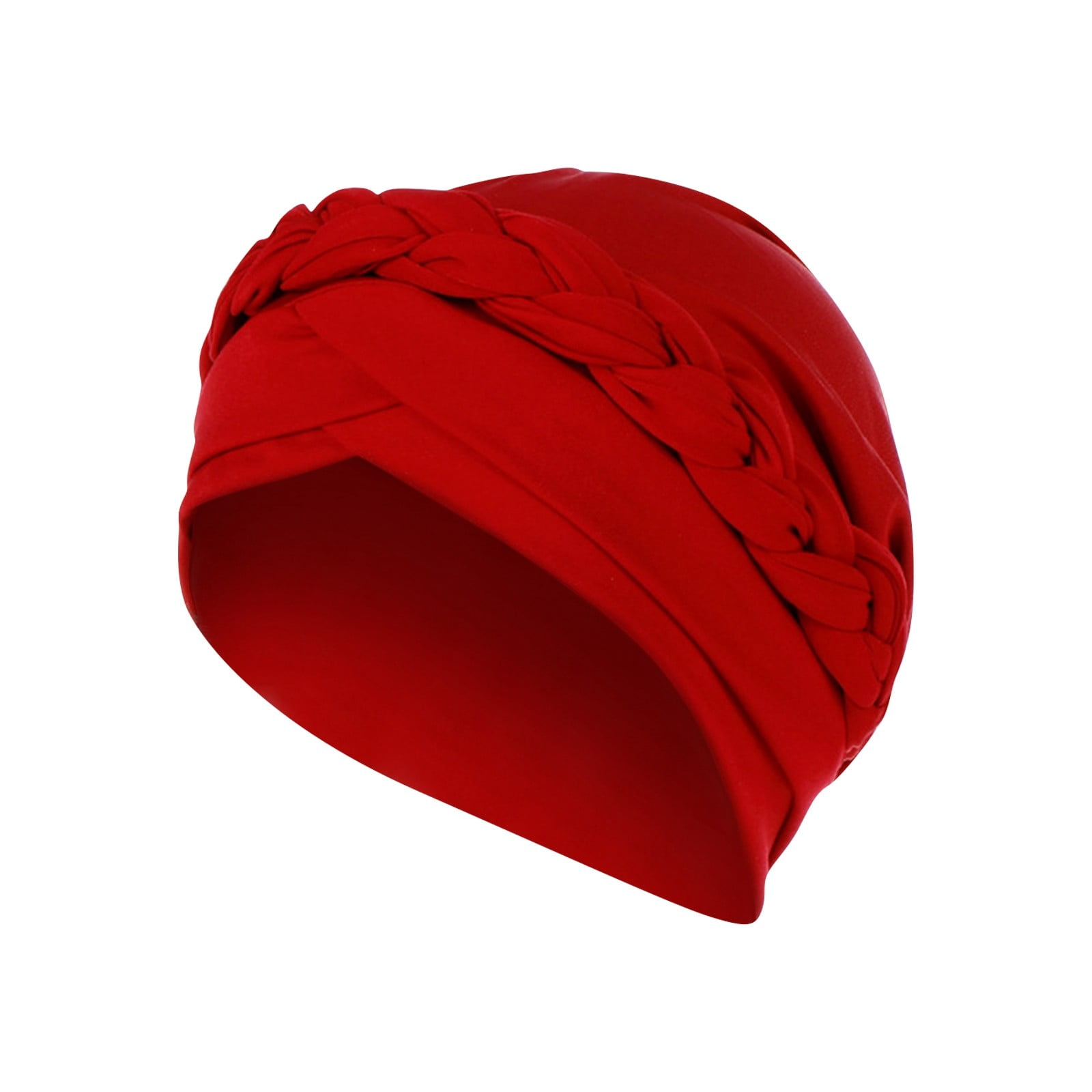 JIASONJY Monochrome Single Braid Headband Cap, Milk Silk Indian ...