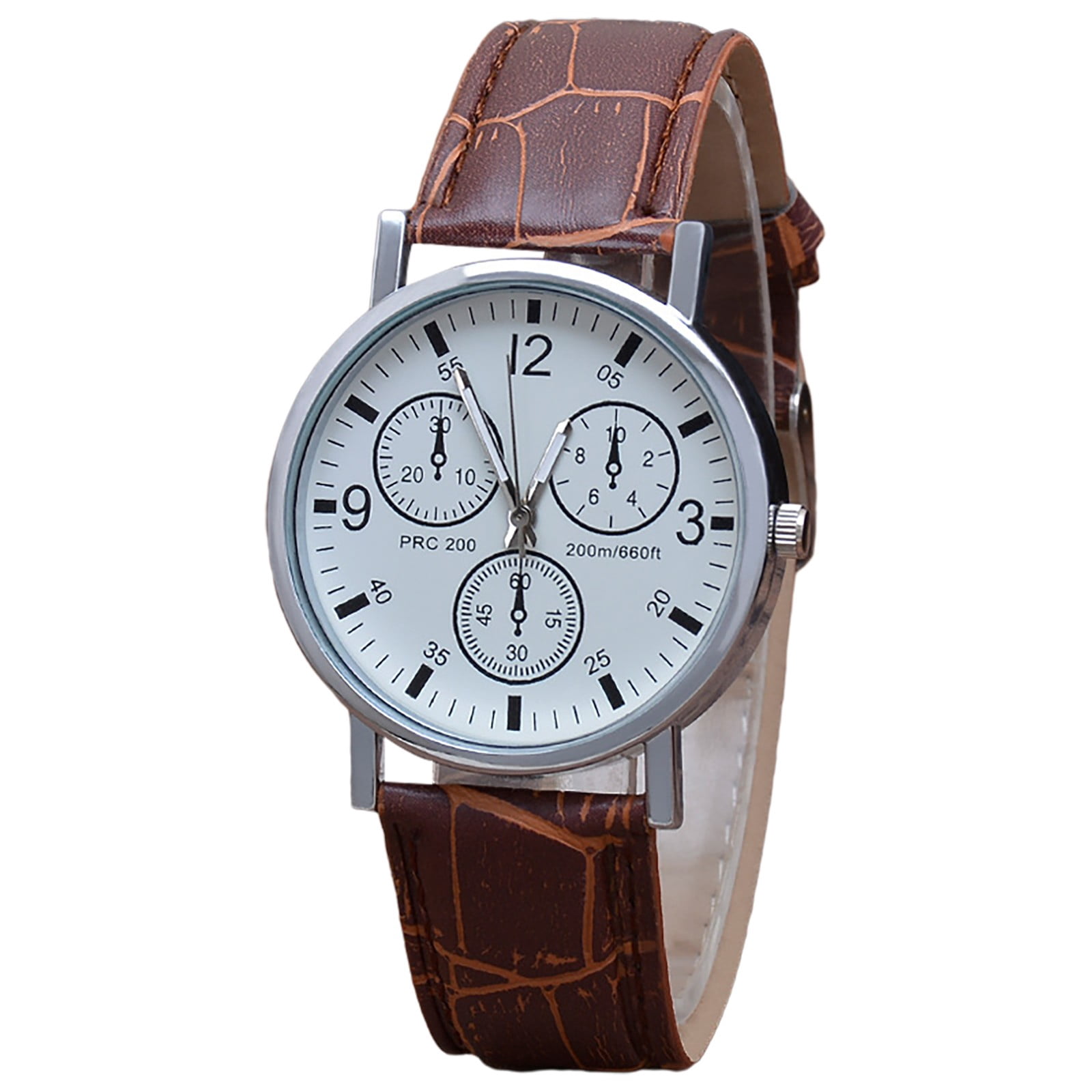 JIASONJY Three Eye WATCH QUARTZ Men's Watch Blue Glass Band Watch Men's ...