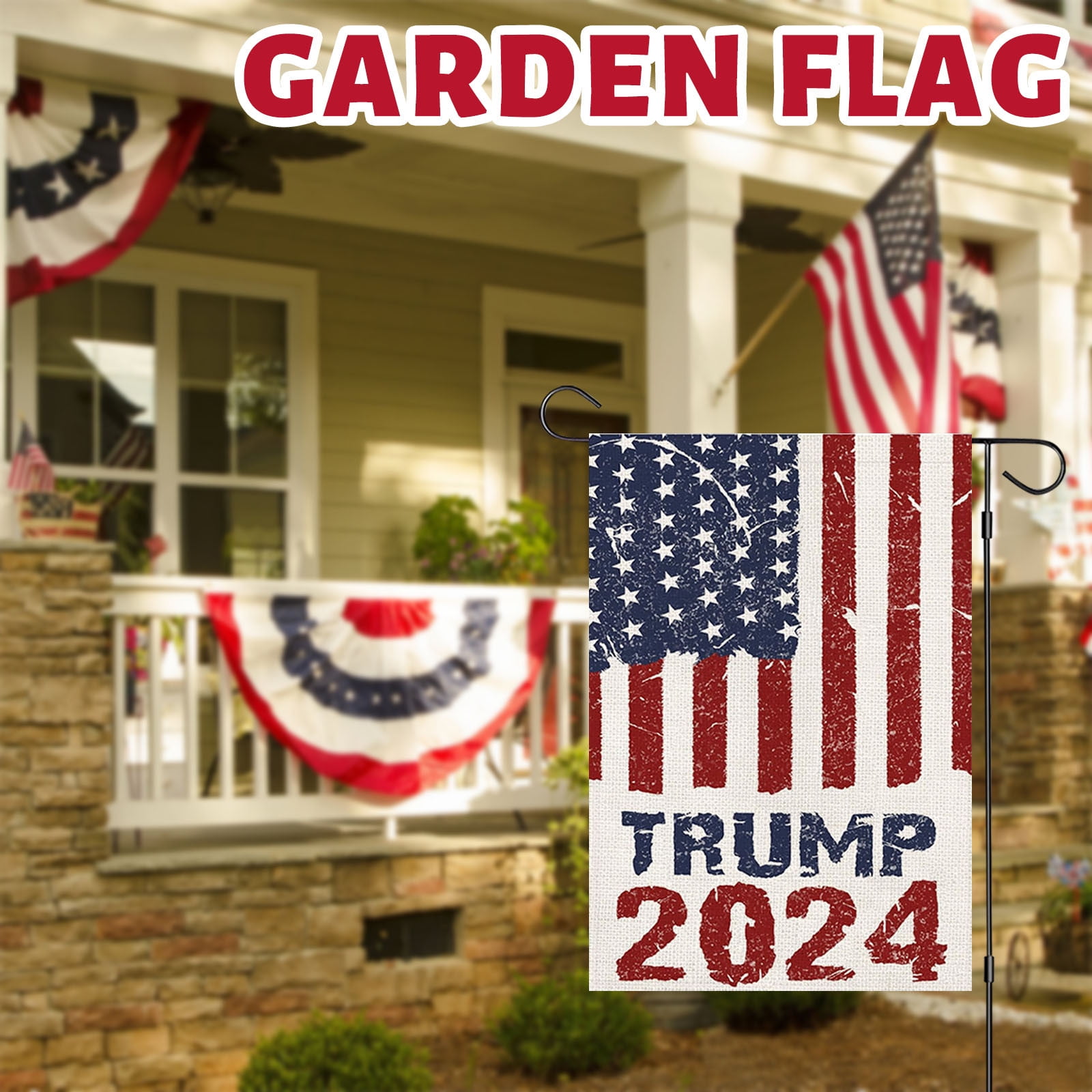 Jiasonjy Trump 2024 Flag 3x5ft Outdoor Double Sided 3 Ply Donald Trump