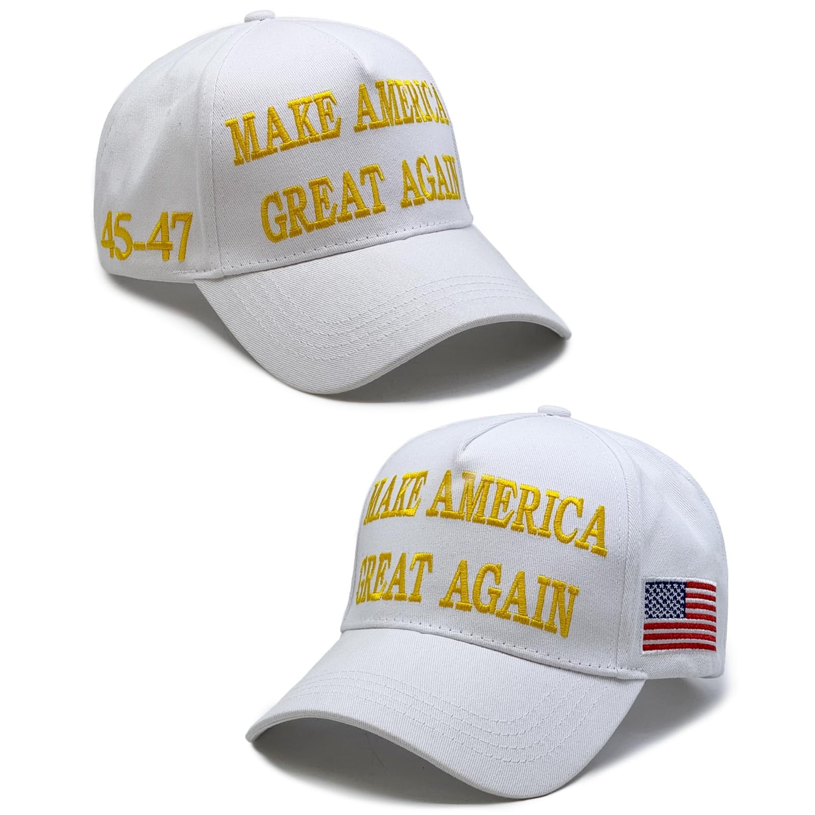 JIASONJY Trump 2024 MAGA Hat Make Ameri-ca Great Again Donald Trump Slogan with USA Flag Cap ...