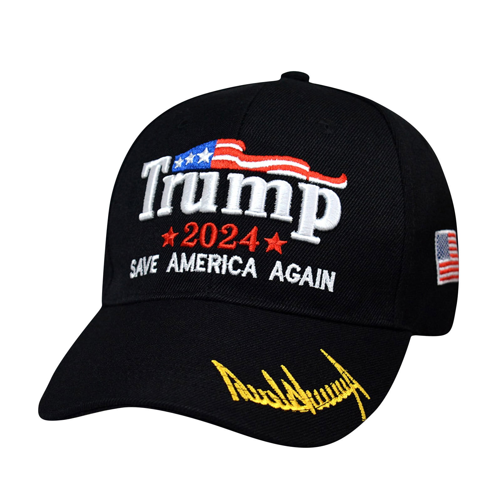 JIASONJY Trump 2024 MAGA Hat Make Ameri-ca Great Again Donald Trump Slogan with USA Flag Cap ...