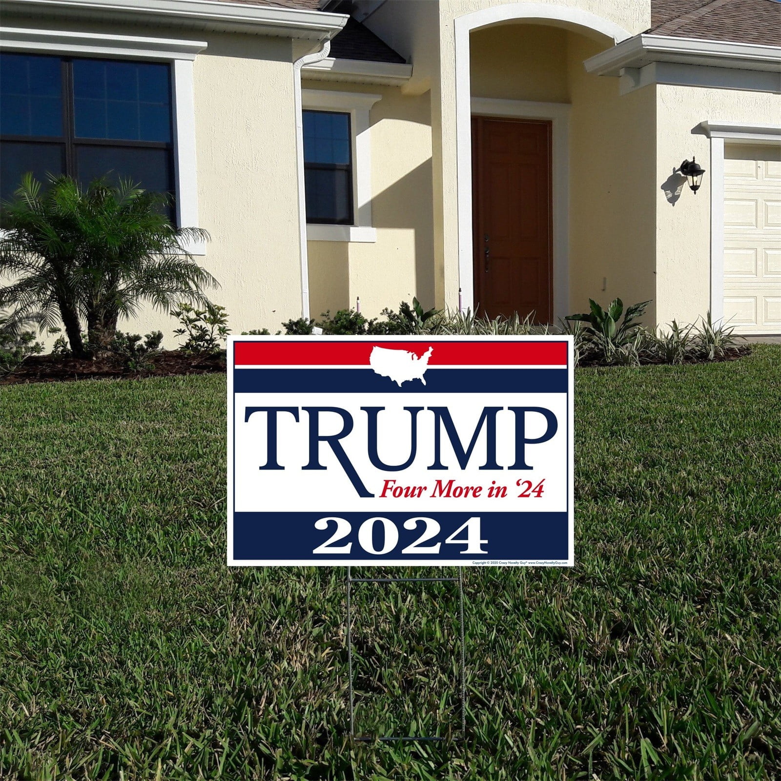 JIASONJY Trump 2024 Yard Sign with H-Stakes - Double Sided 18x12 Inch ...