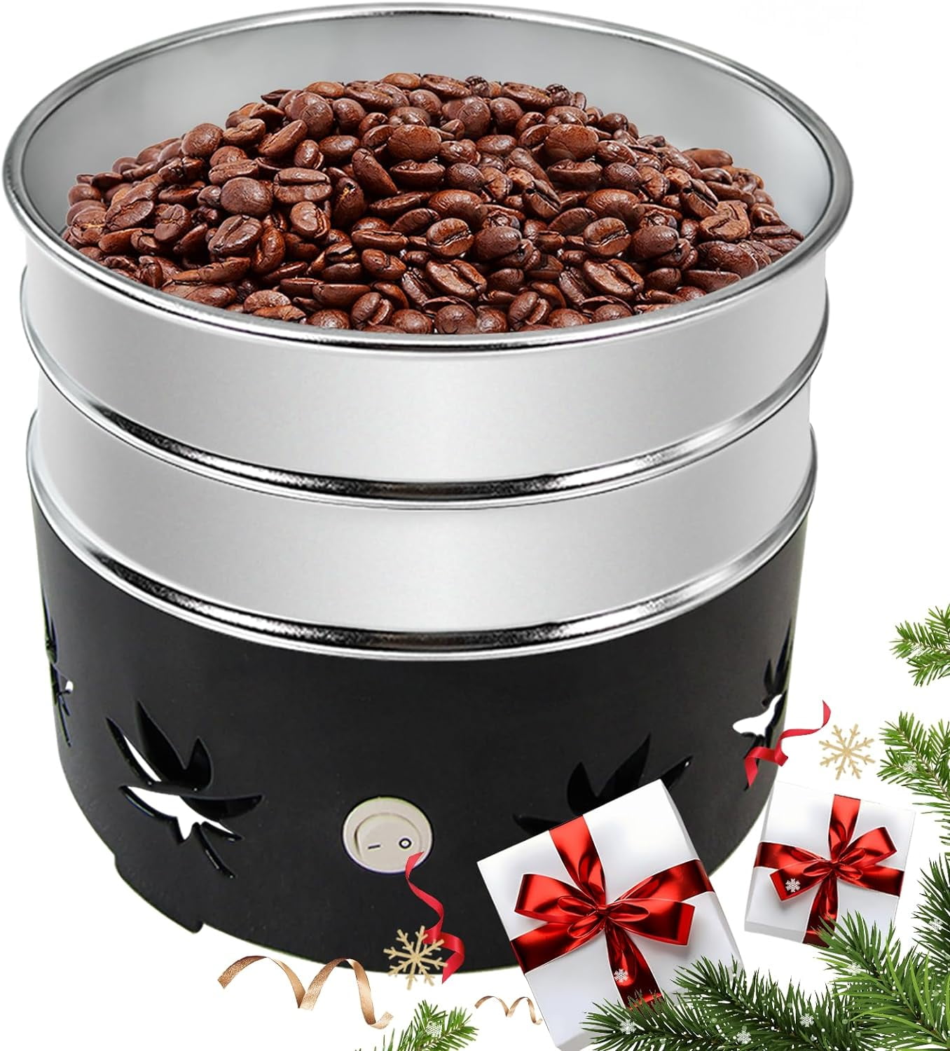 JIAWANSHUN 1.1lb Coffee Bean Cooler Electric Coffee Beans Cooling ...
