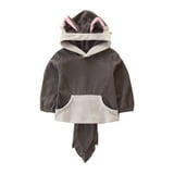 JIAYUE Boys Girls Sweatshirts Pullover Color Blocking Patchwork Crew ...