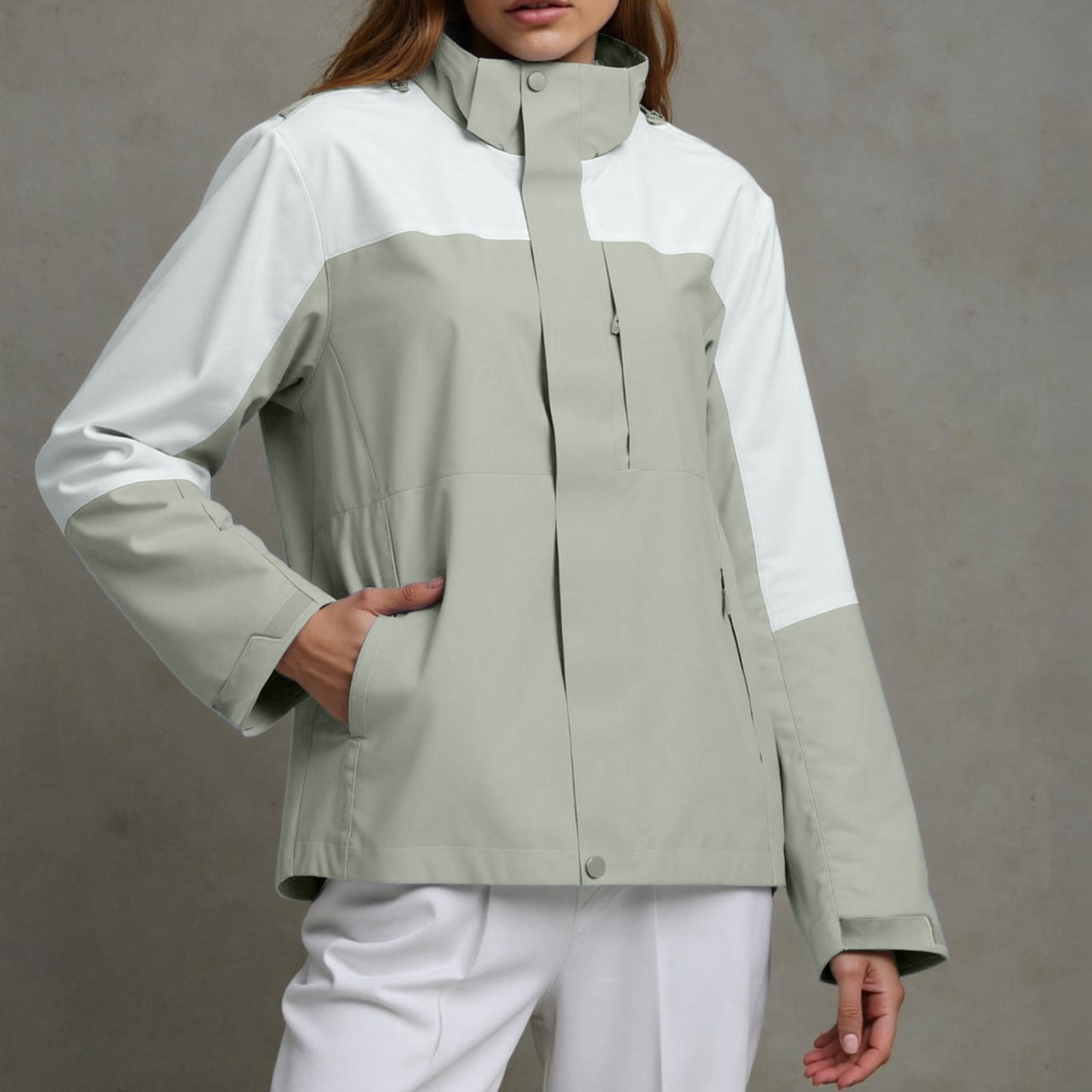 JIAYUE Fall Winter Outerwear Jacket Coat For Women Solid Color Long ...
