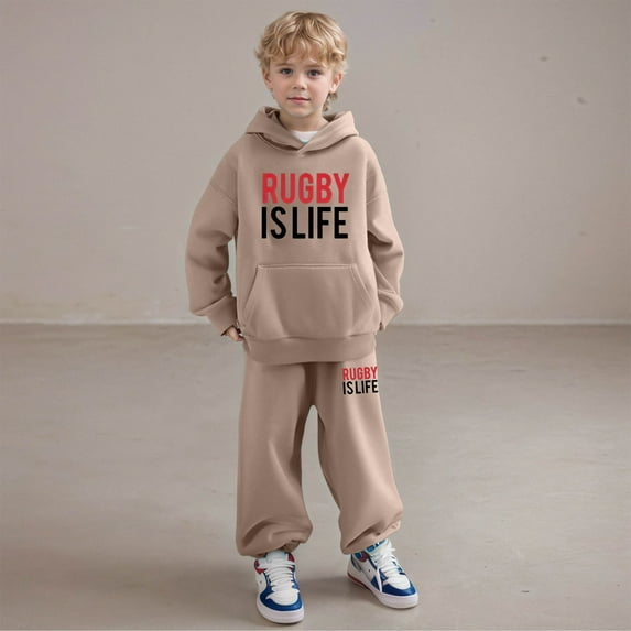 JIAYUE Fall Winter Outfit For Boys Girls Cartoon Long Sleeve Hooded ...