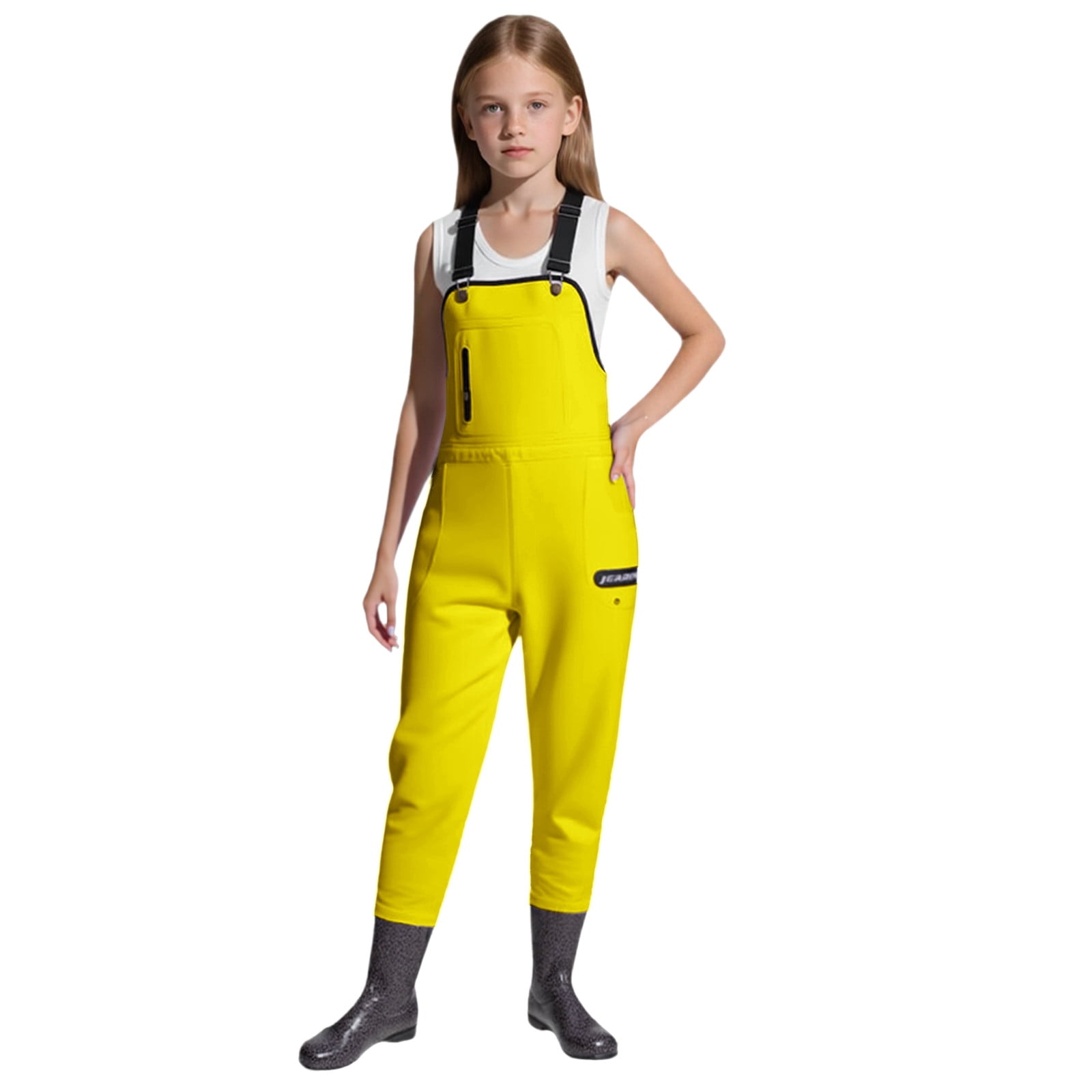 JIAYUE Girls Fishing Waders Youth Waterproof Chest Waders with Boots ...