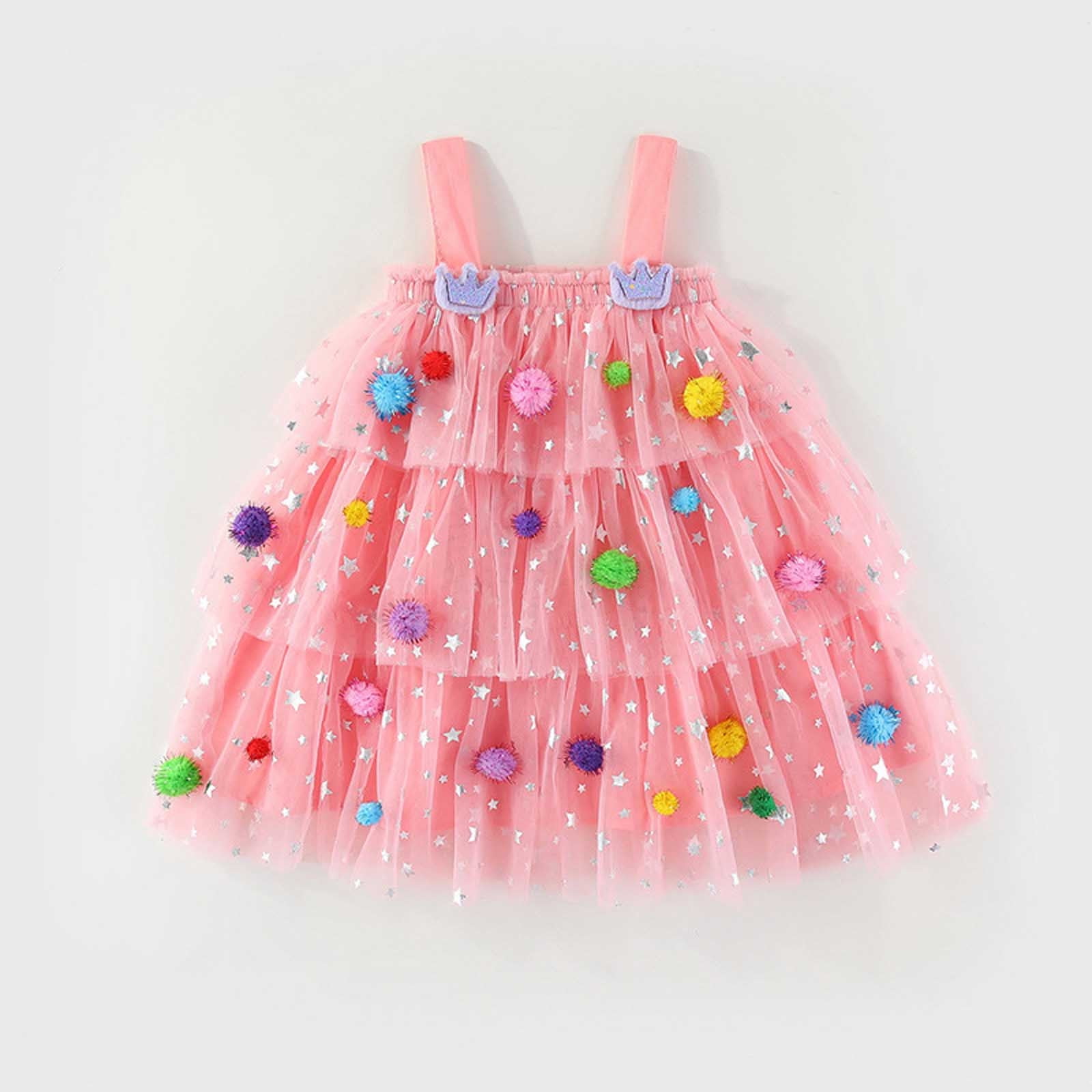 JIAYUE Girls Valentines Day Dresses Sequins Sleeveless Square Neckline ...
