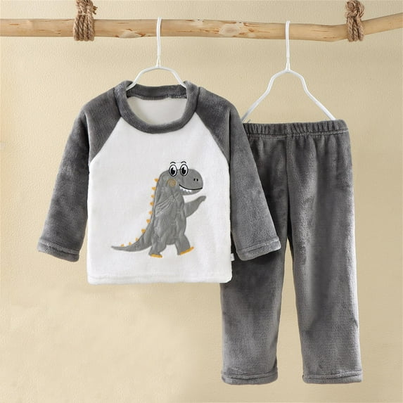 JIAYUE Kids Boys Girls Outfits Set Cartoon Long Sleeve Crew Neck Pull ...