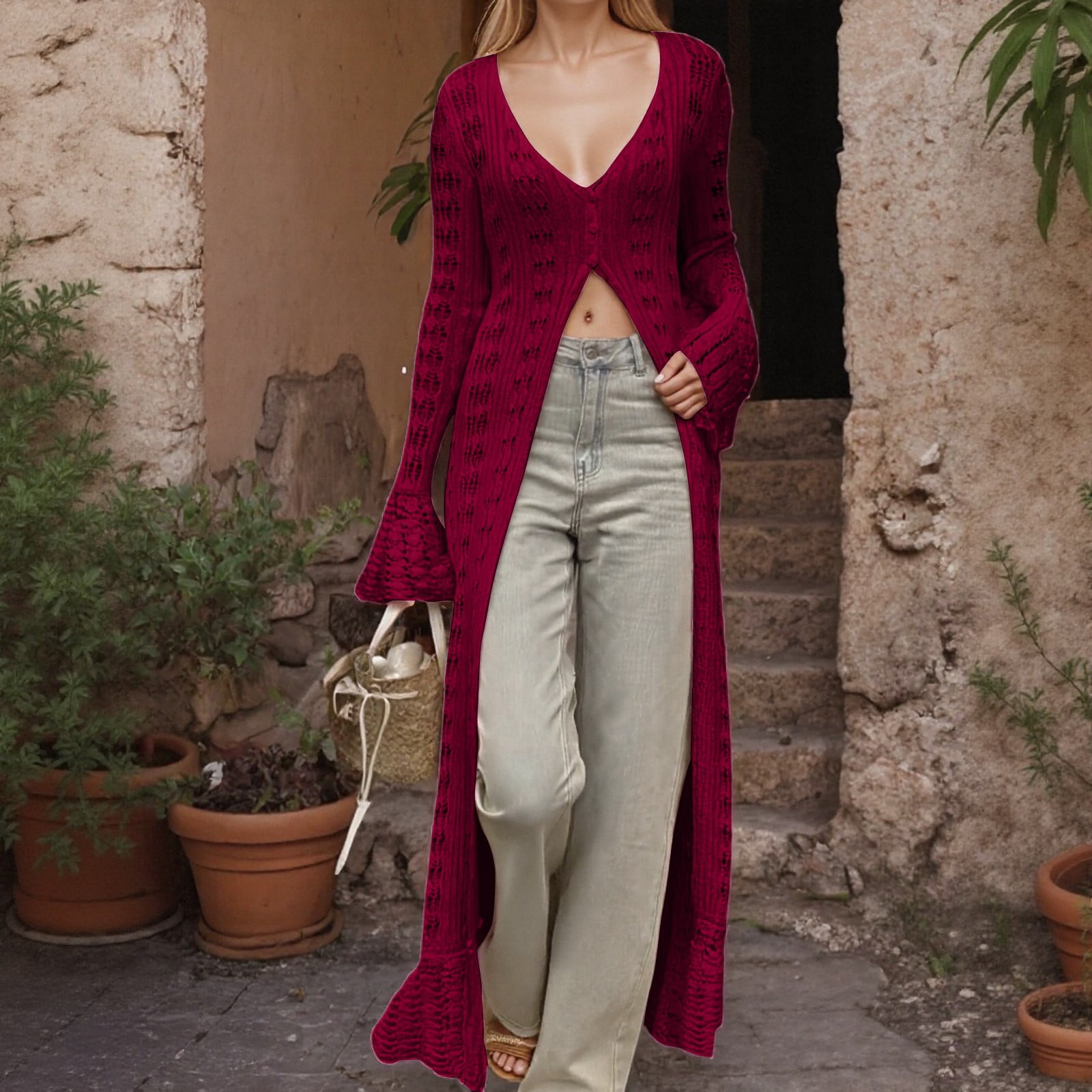 JIAYUE Outerwear Jacket For Women Solid Color Long Sleeve Relaxed Fit ...