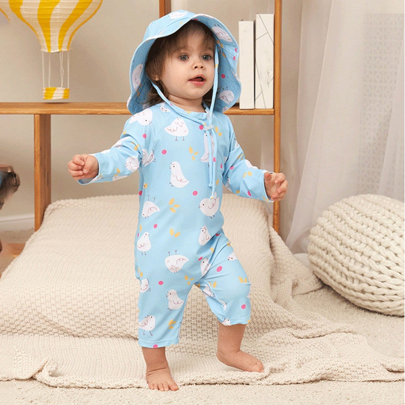 JIAYUE Swimsuit Bodysuit For Boys Girls Cartoon Long Sleeve Drop ...