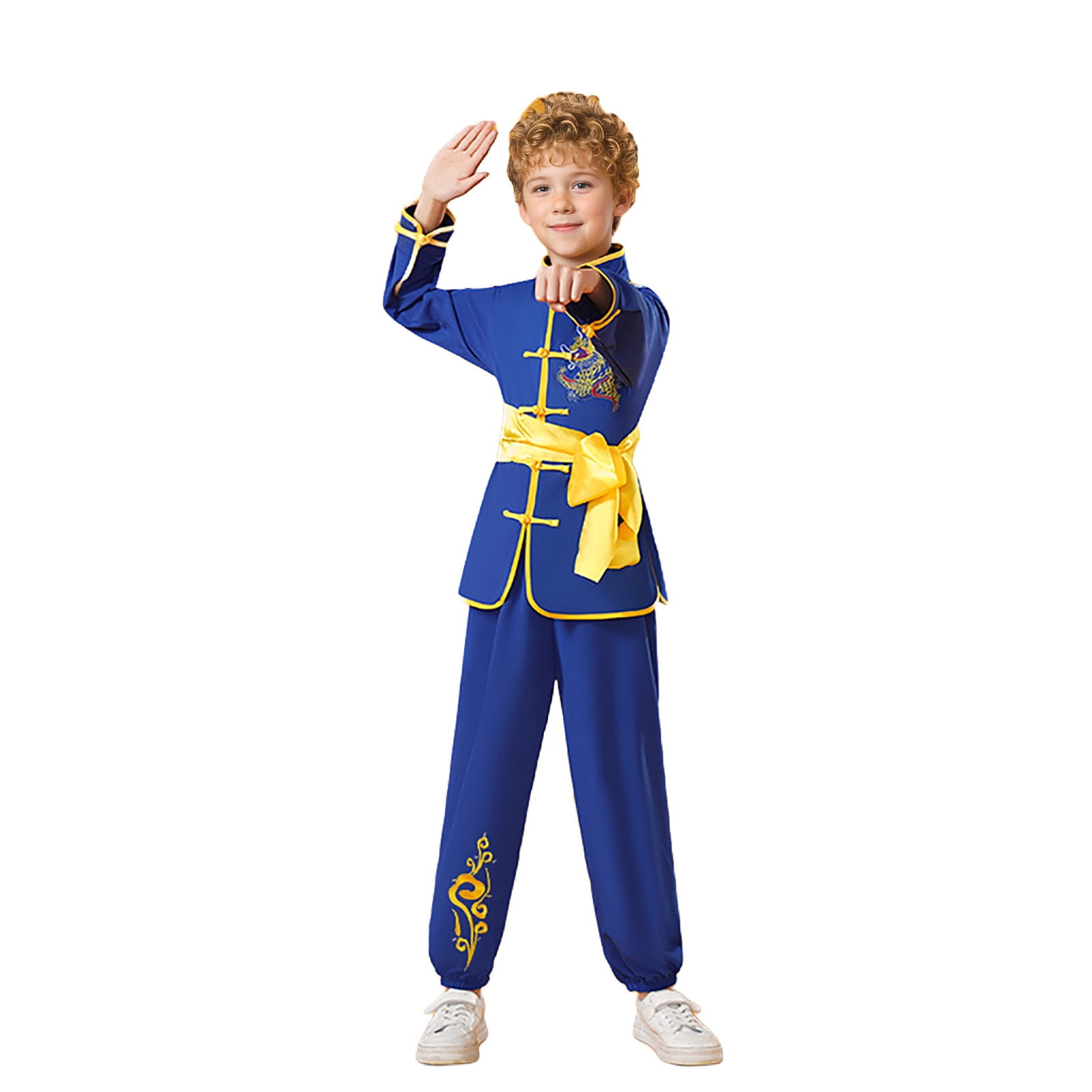 JIAYUE Tracksuits Children Unisex Long Sleeve Shirt With Wushu Trousers ...
