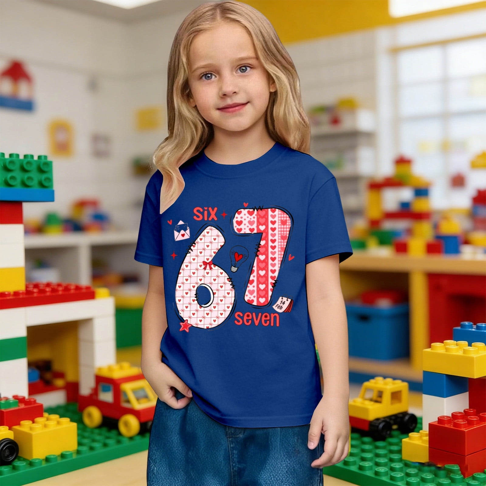 JIAYUE Valentines Day T-Shirts For Kids Boys Girls 67 Graphic Print ...