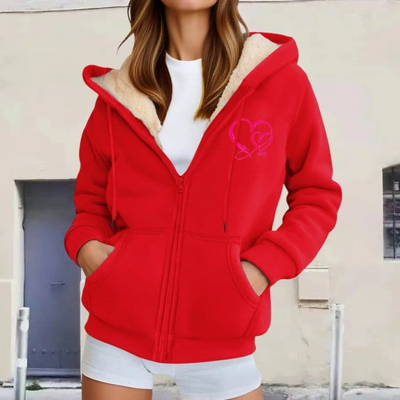 JIAYUE Womens Outerwear Jacket Elegant Style Solid Color Long Sleeve Relaxed Fit Zipper Snug ...