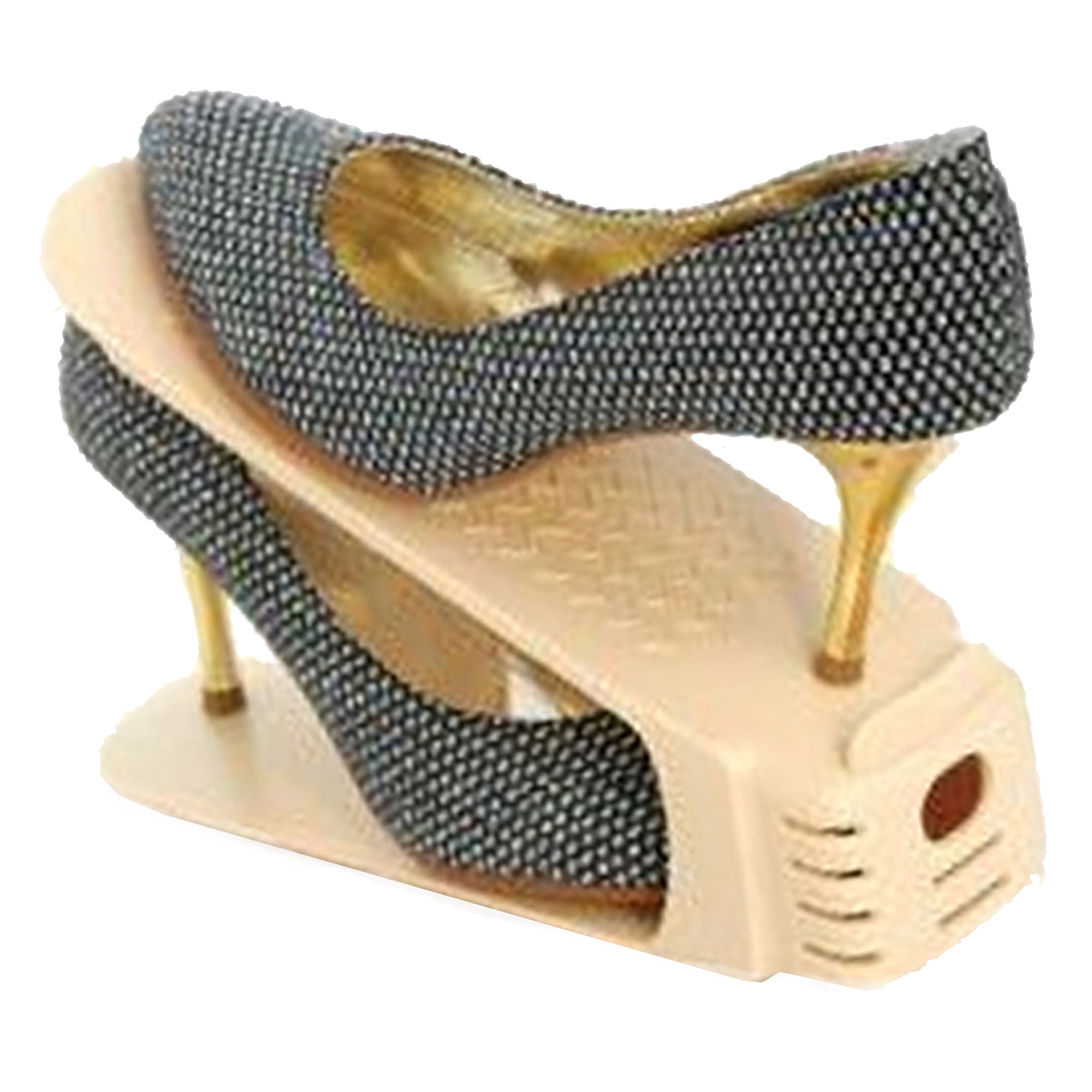 JIB - Shoe Double Decker Storage Space Easy Shoe Organizer- Single Pair ...