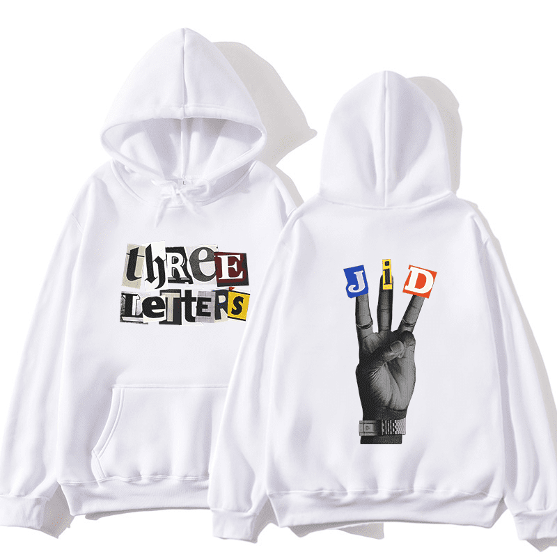 JID Merch Three Letters Ransom Hoodie Men Women New Logo Pullover ...