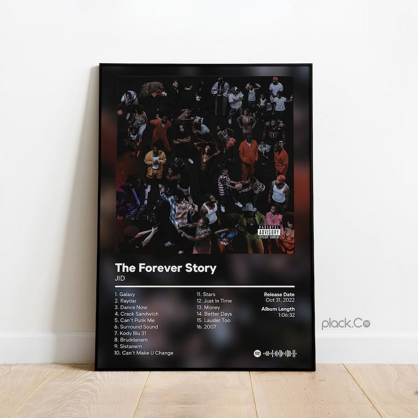 JID - The Forever Story - Custom Album Print - Hip Hop Wall Art ...