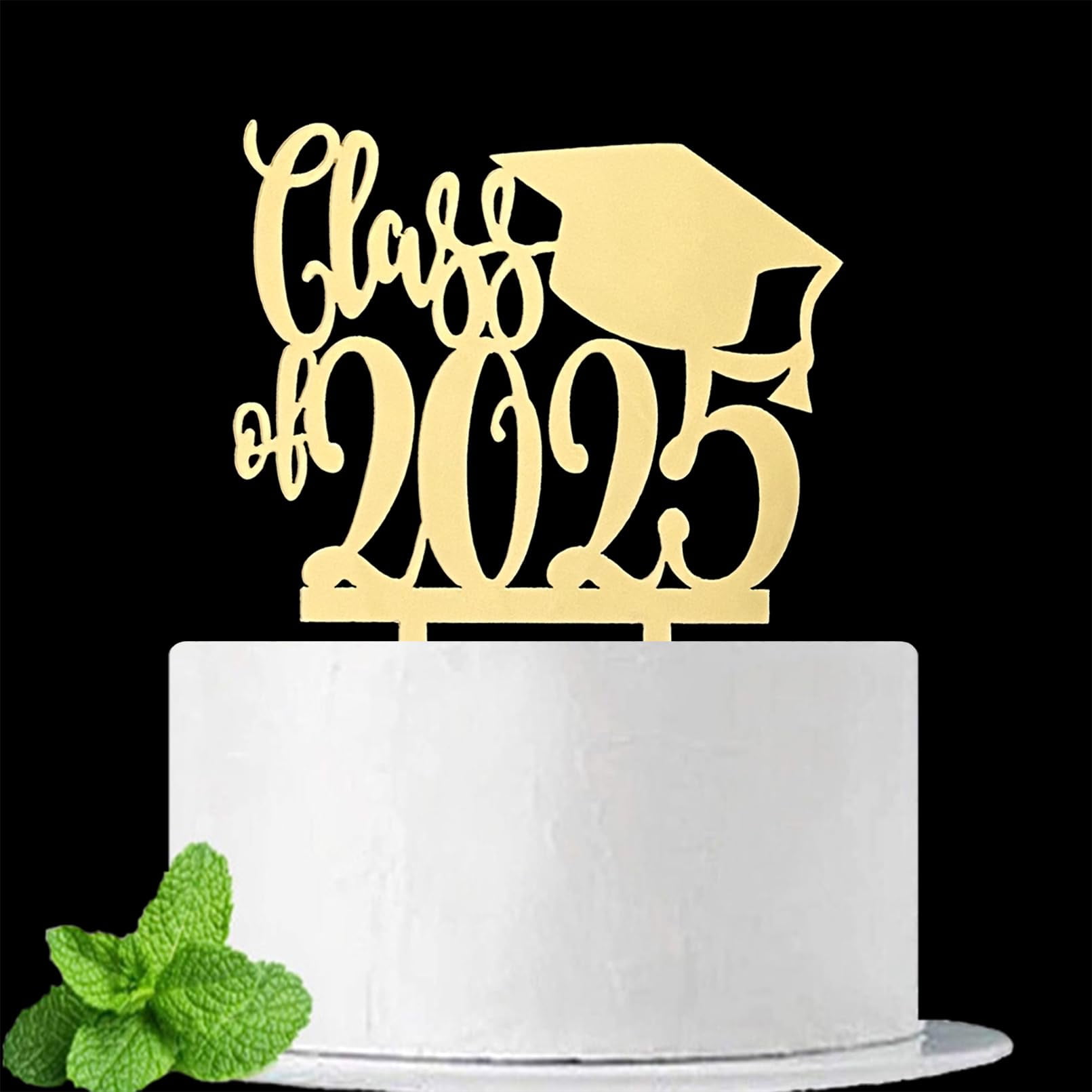 JIEEIN Class of 2025 SSF20 Cake Topper, Congrats Grad Cake Topper, 2025 ...