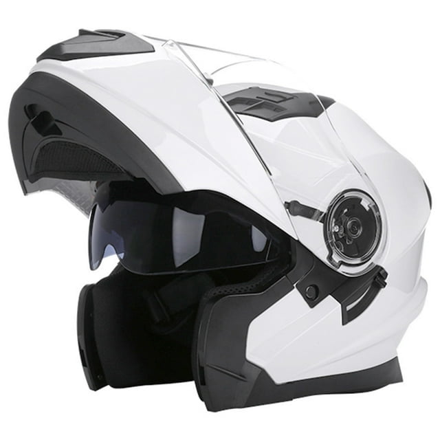 JIEKAI Motorcycle Full Helmet Modular Dual Visor Modular Flip up ...